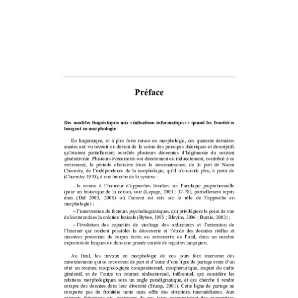 Préface [Foreword] - ACL Anthology