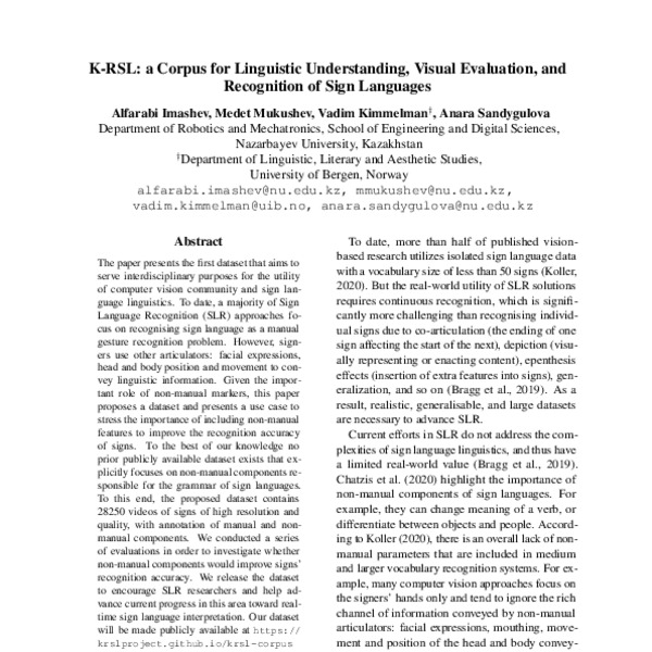 A Dataset for Linguistic Understanding, Visual Evaluation, and ...