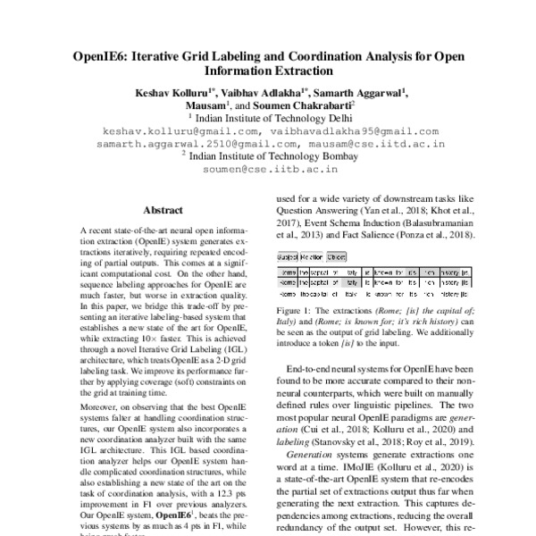 Openie6 Iterative Grid Labeling And Coordination Analysis For Open