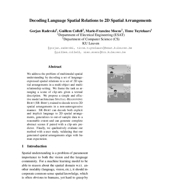 Decoding Language Spatial Relations to 2D Spatial Arrangements - ACL ...