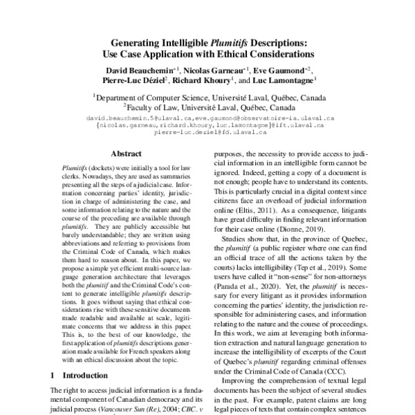 Generating Intelligible Plumitifs Descriptions: Use Case Application ...