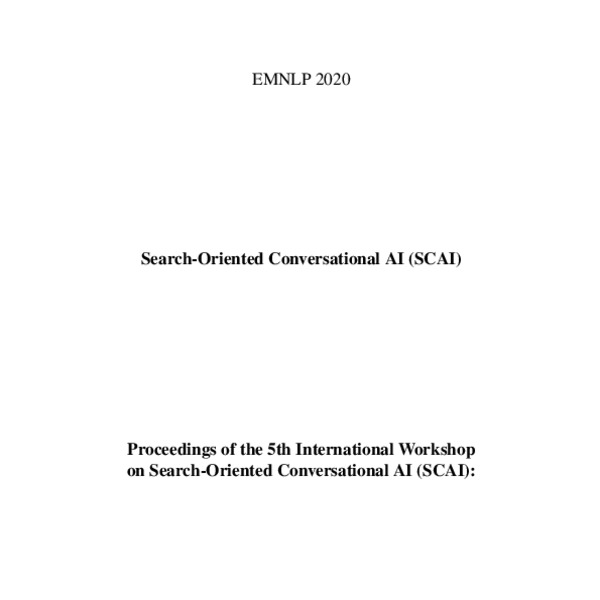 Proceedings of the 5th International Workshop on Search-Oriented ...