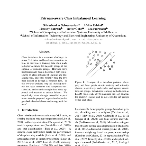 Fairness-aware Class Imbalanced Learning - ACL Anthology