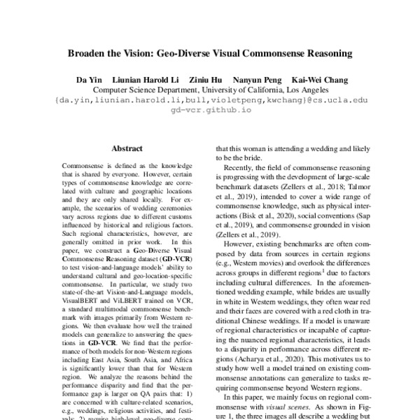 Broaden the Vision: Geo-Diverse Visual Commonsense Reasoning - ACL ...