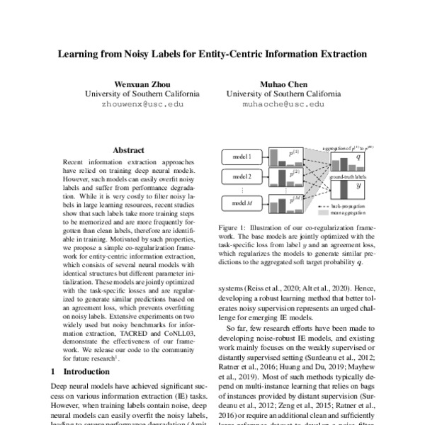 Learning from Noisy Labels for Entity-Centric Information Extraction - ACL Anthology