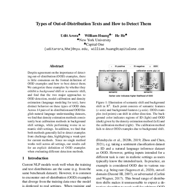 Types of Out-of-Distribution Texts and How to Detect Them - ACL Anthology
