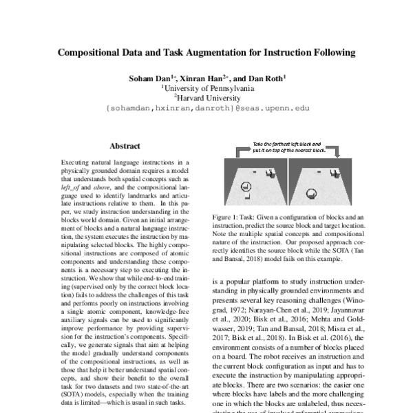 Compositional Data and Task Augmentation for Instruction Following - ACL Anthology