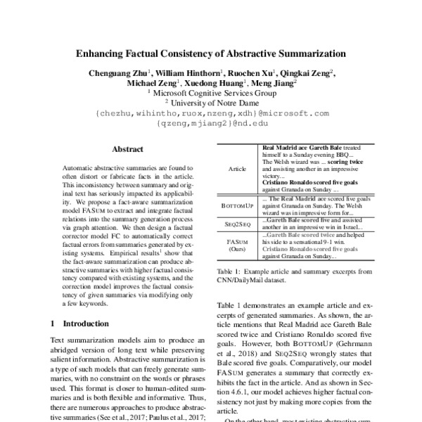 Enhancing Factual Consistency of Abstractive Summarization - ACL Anthology