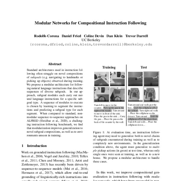 Modular Networks For Compositional Instruction Following Acl Anthology