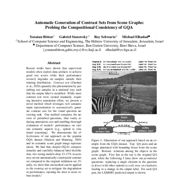 Automatic Generation of Contrast Sets from Scene Graphs: Probing the Compositional Consistency ...