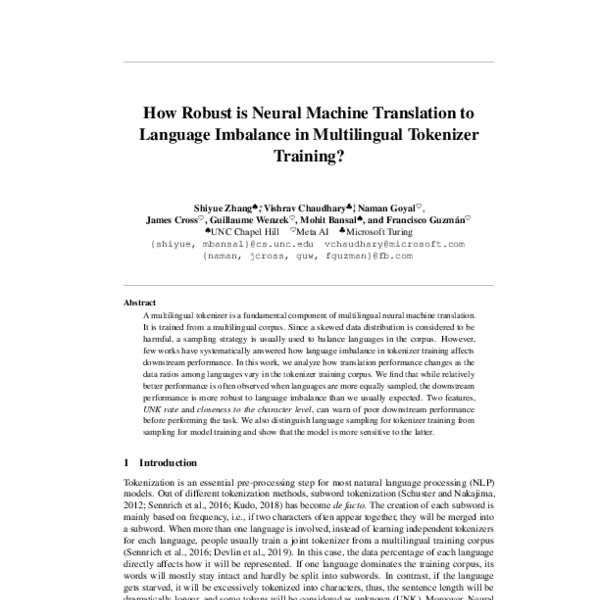 How Robust Is Neural Machine Translation To Language Imbalance In