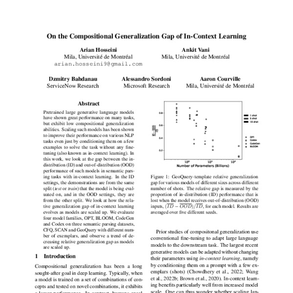 On the Compositional Generalization Gap of In-Context Learning - ACL Anthology