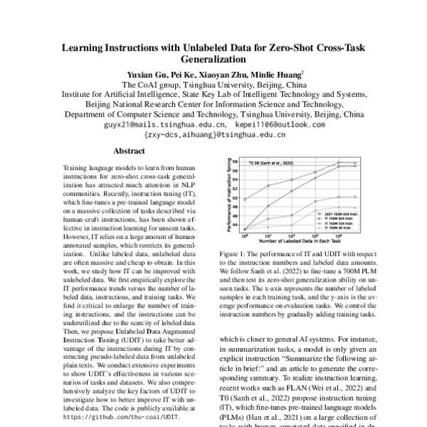 Learning Instructions with Unlabeled Data for Zero-Shot Cross-Task Generalization - ACL Anthology