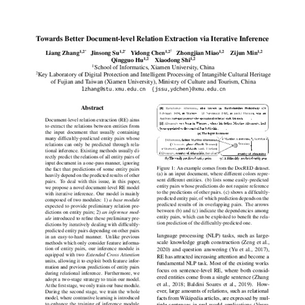 Towards Better Document Level Relation Extraction Via Iterative