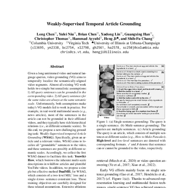 Weakly-Supervised Temporal Article Grounding - ACL Anthology