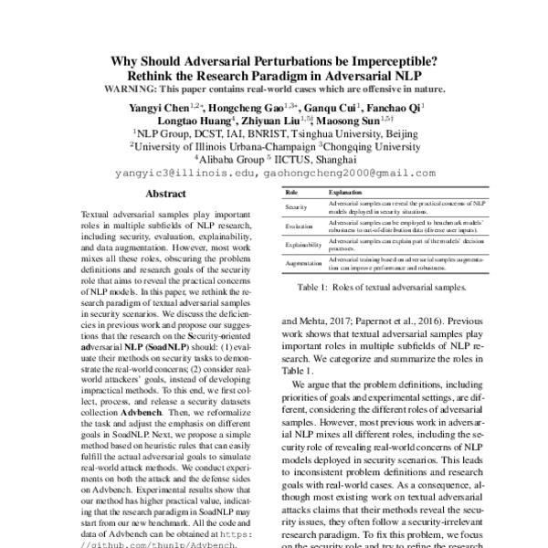 Why Should Adversarial Perturbations be Imperceptible? Rethink the Research Paradigm in ...