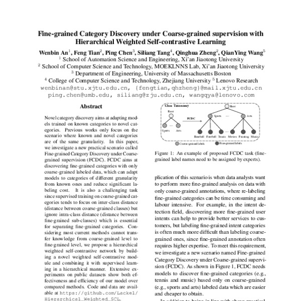 Fine-grained Category Discovery under Coarse-grained supervision with ...