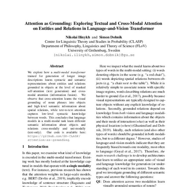 Attention as Grounding: Exploring Textual and Cross-Modal Attention on Entities and Relations in ...