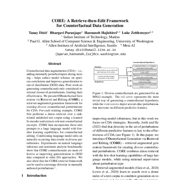 CORE: A Retrieve-then-Edit Framework for Counterfactual Data Generation - ACL Anthology