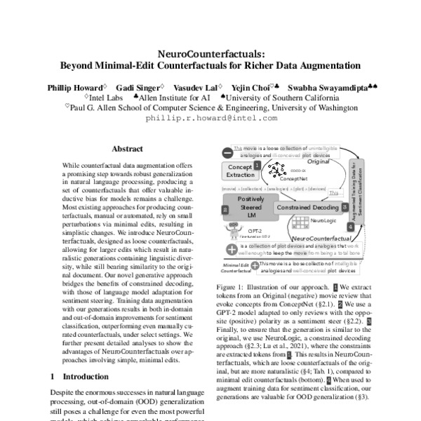 NeuroCounterfactuals: Beyond Minimal-Edit Counterfactuals for Richer Data Augmentation - ACL ...