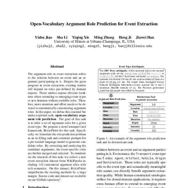 Open Vocabulary Argument Role Prediction For Event Extraction Acl