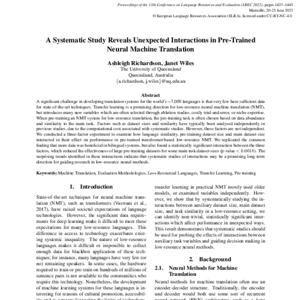 A Systematic Study Reveals Unexpected Interactions in Pre-Trained ...