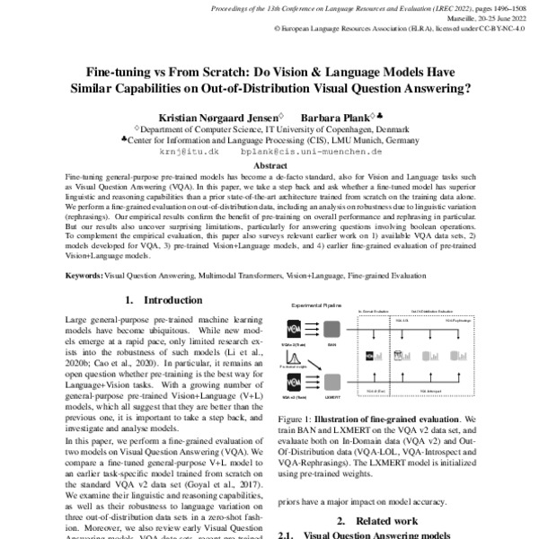 Fine Tuning Vs From Scratch Do Vision And Language Models Have Similar