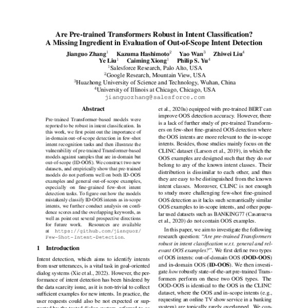 Are Pre Trained Transformers Robust In Intent Classification A Missing Ingredient In Evaluation