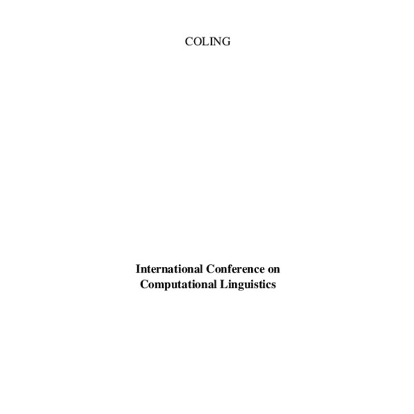 Proceedings Of The First Workshop On Pattern Based Approaches To Nlp In The Age Of Deep Learning