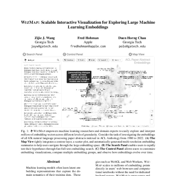 Wizmap Scalable Interactive Visualization For Exploring Large Machine Learning Embeddings Acl