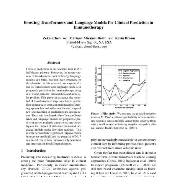 Boosting Transformers And Language Models For Clinical Prediction In