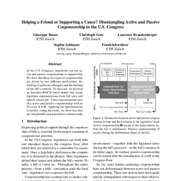 Helping a Friend or Supporting a Cause? Disentangling Active and ...