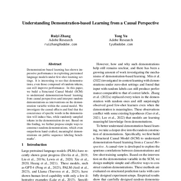 Understanding Demonstration-based Learning from a Causal Perspective ...