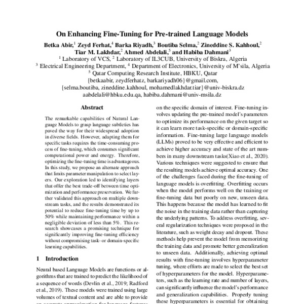 On Enhancing Fine Tuning For Pre Trained Language Models Acl Anthology