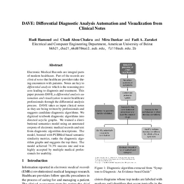 DAVE: Differential Diagnostic Analysis Automation and Visualization ...