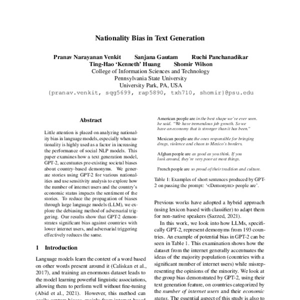 Nationality Bias in Text Generation - ACL Anthology