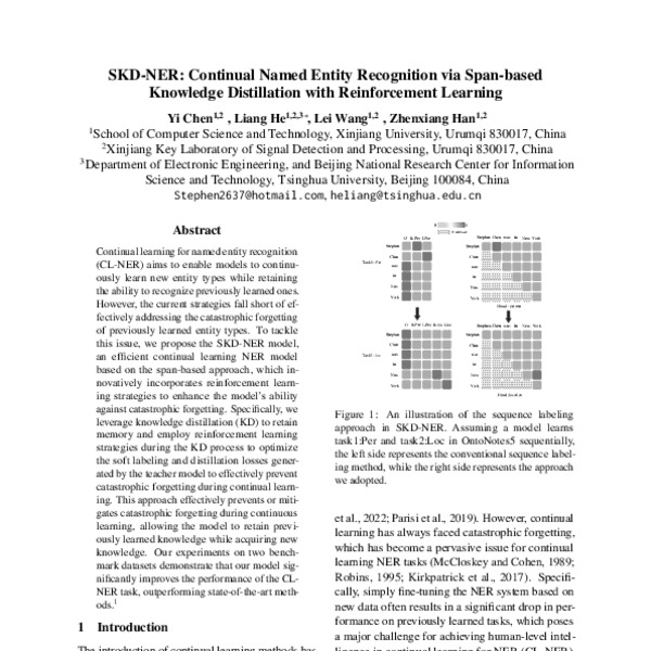 Skd Ner Continual Named Entity Recognition Via Span Based Knowledge Distillation With