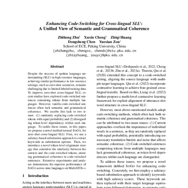 Enhancing Code Switching For Cross Lingual Slu A Unified View Of Semantic And Grammatical