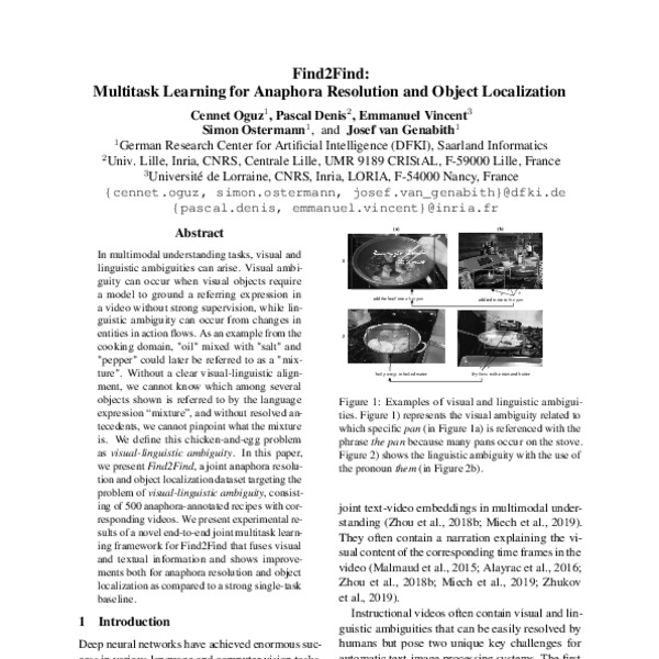 Find-2-Find: Multitask Learning for Anaphora Resolution and Object Localization - ACL Anthology