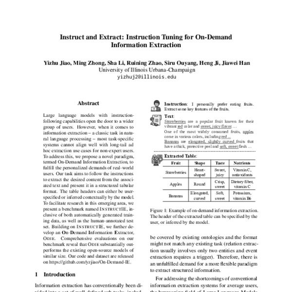 Instruct And Extract Instruction Tuning For On Demand Information Extraction Acl Anthology