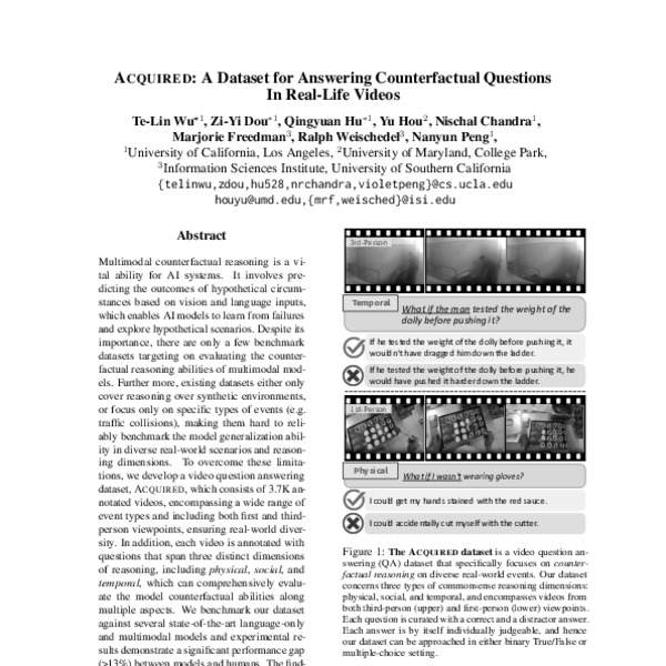ACQUIRED: A Dataset for Answering Counterfactual Questions In Real-Life ...