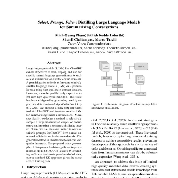 Select, Prompt, Filter: Distilling Large Language Models for ...