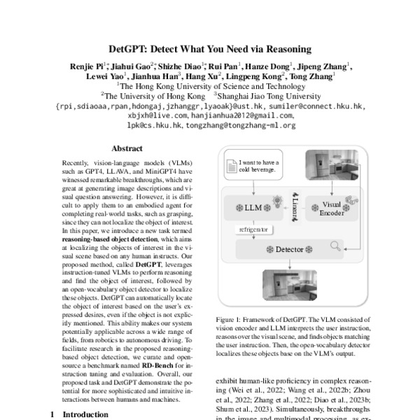 DetGPT: Detect What You Need via Reasoning - ACL Anthology