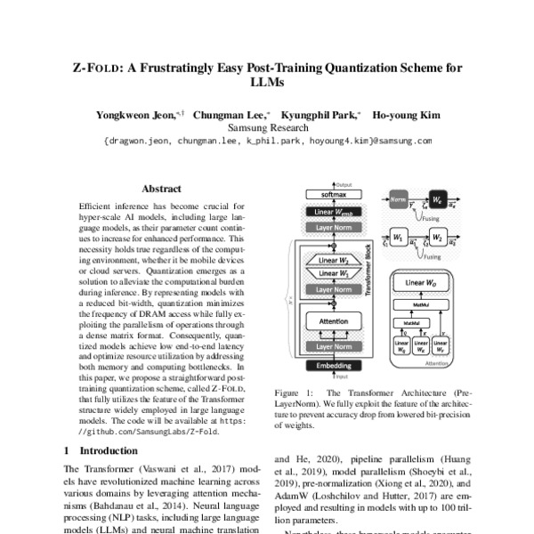 A Frustratingly Easy Post-Training Quantization Scheme for LLMs - ACL Anthology