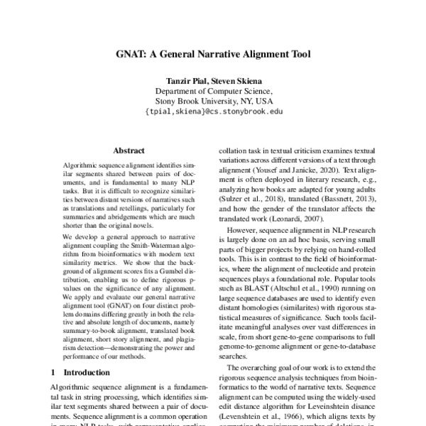 GNAT: A General Narrative Alignment Tool - ACL Anthology