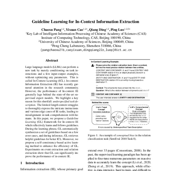 Guideline Learning for In-Context Information Extraction - ACL Anthology