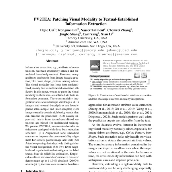 PV2TEA: Patching Visual Modality to Textual-Established Information Extraction - ACL Anthology