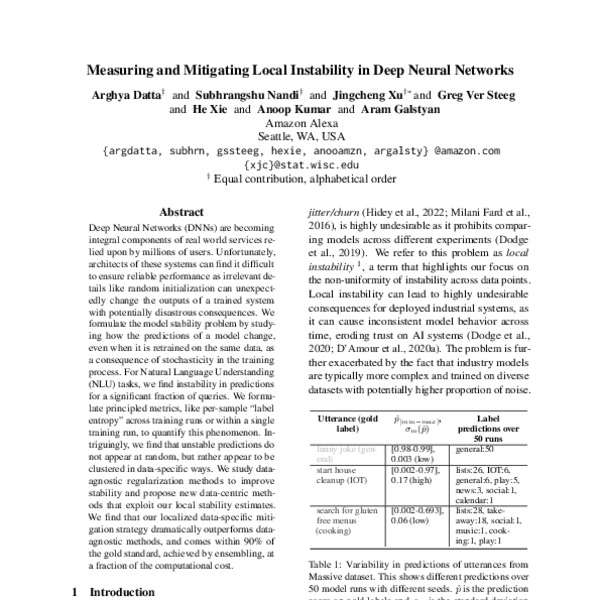 Measuring and Mitigating Local Instability in Deep Neural Networks - ACL Anthology