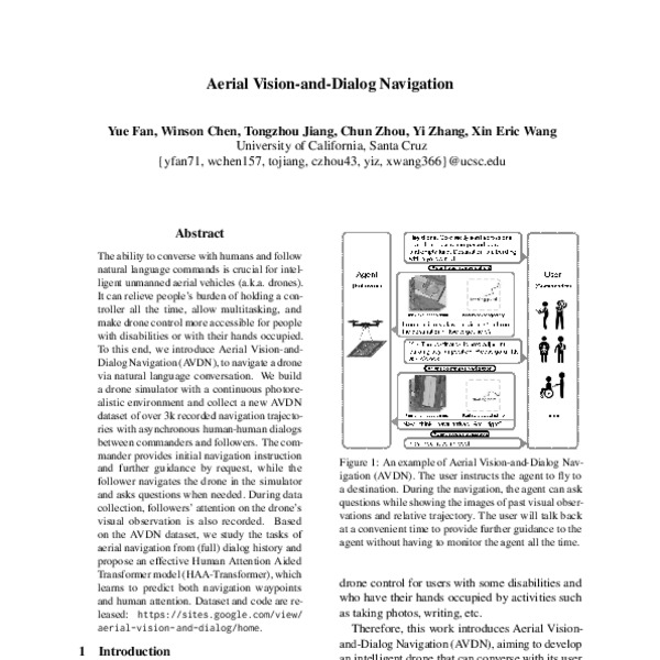 Aerial Vision-and-Dialog Navigation - ACL Anthology