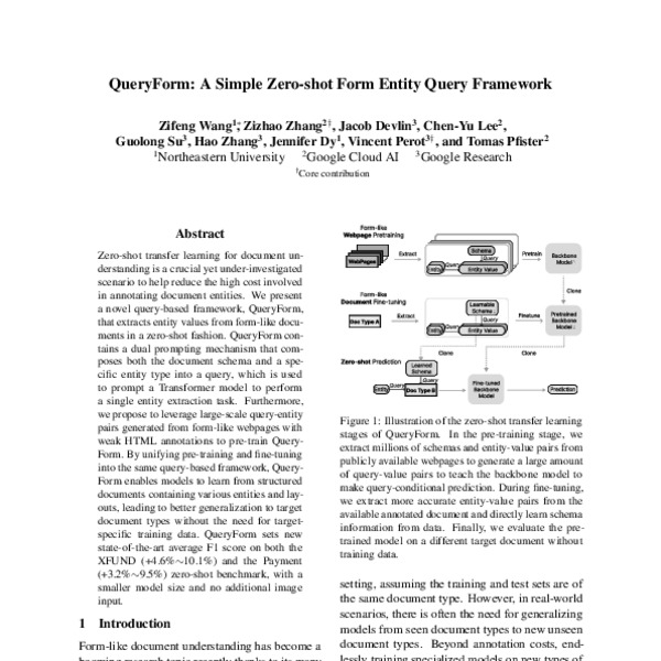 Queryform A Simple Zero Shot Form Entity Query Framework Acl Anthology